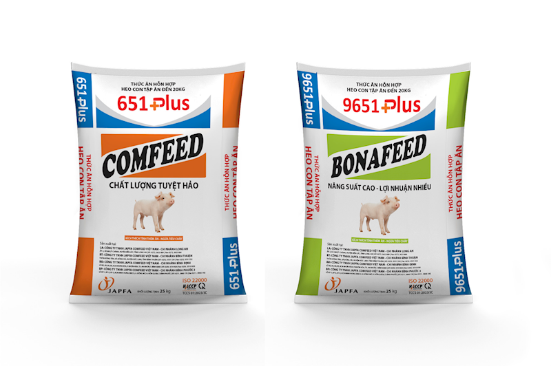 Khung xương khỏe, tiêu hóa tốt cùng Comfeed 651 Plus và Bonafeed 9651 Plus